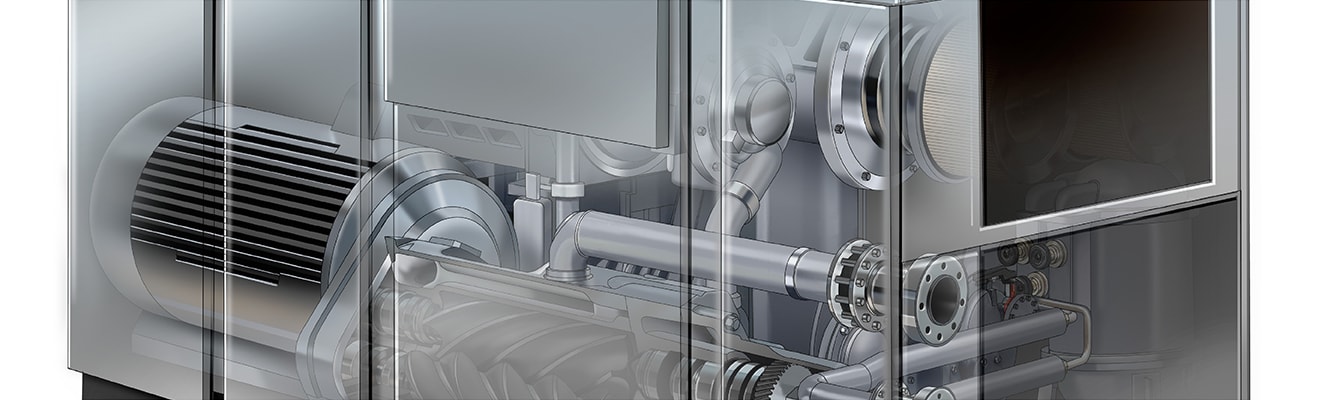 Oil-flooded rotary screw air compressor basics | Mobil™